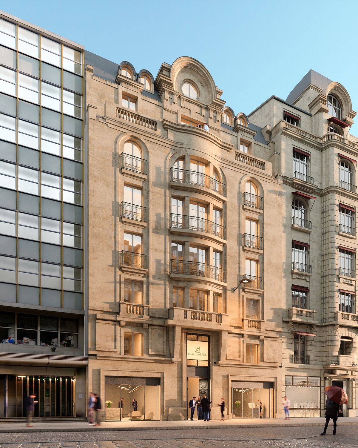 74 Saint-Lazare | Projets - Axel Schoenert Architectes